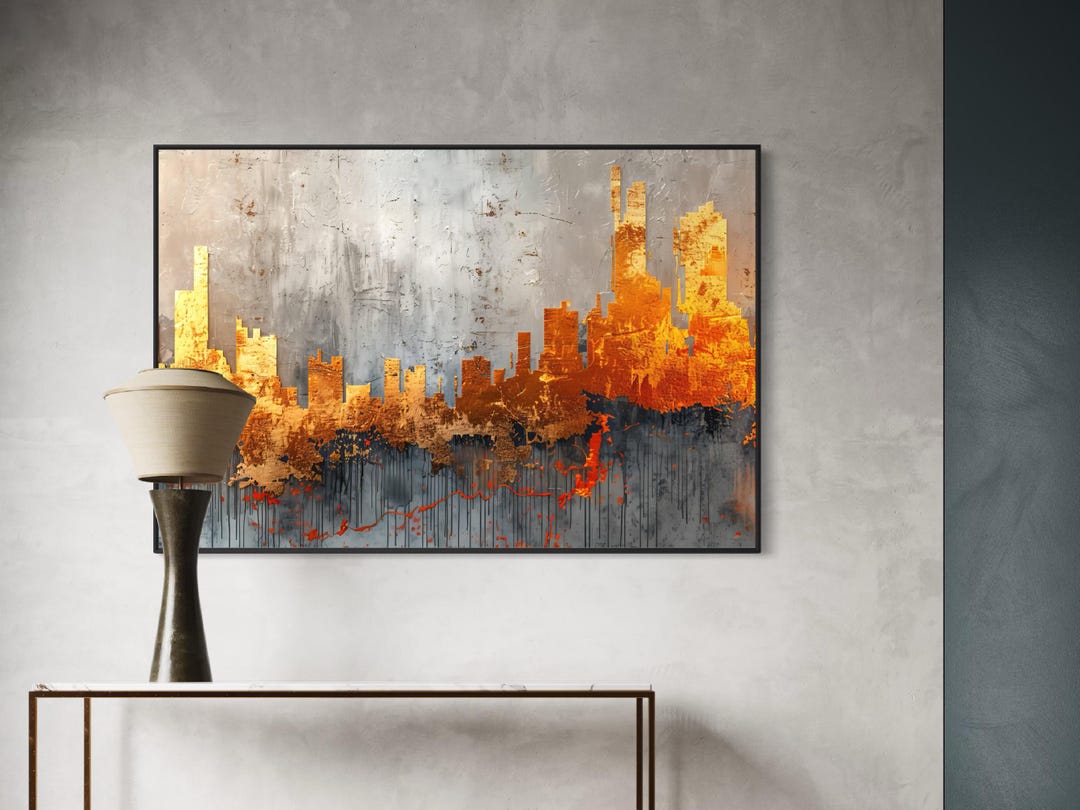 Building Landscape Canvas – City Art Canvas | Industrial Home Decor - Etsy