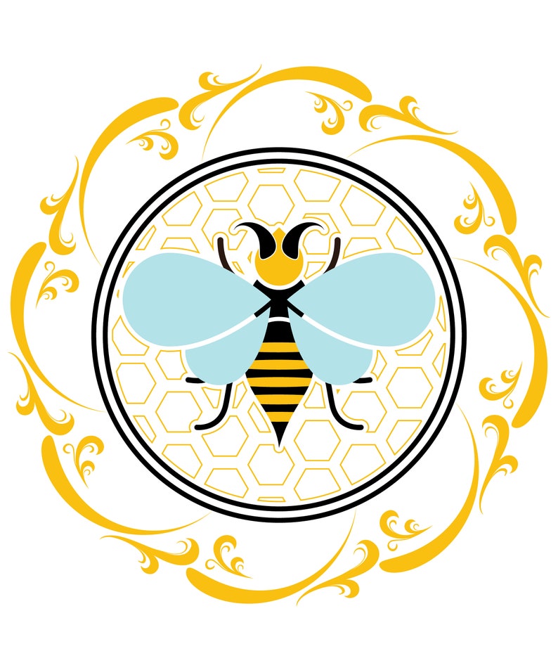 Bees Design Digital Download - Etsy