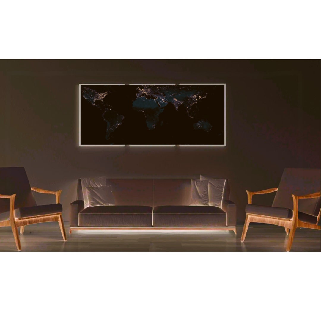 Wall Art Digital Printable Map Home Deco Enjoy the Journey - Etsy