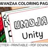 Kwanzaa Printable | Kwanzaa Symbols Coloring Page | Kwanzaa Activity ...