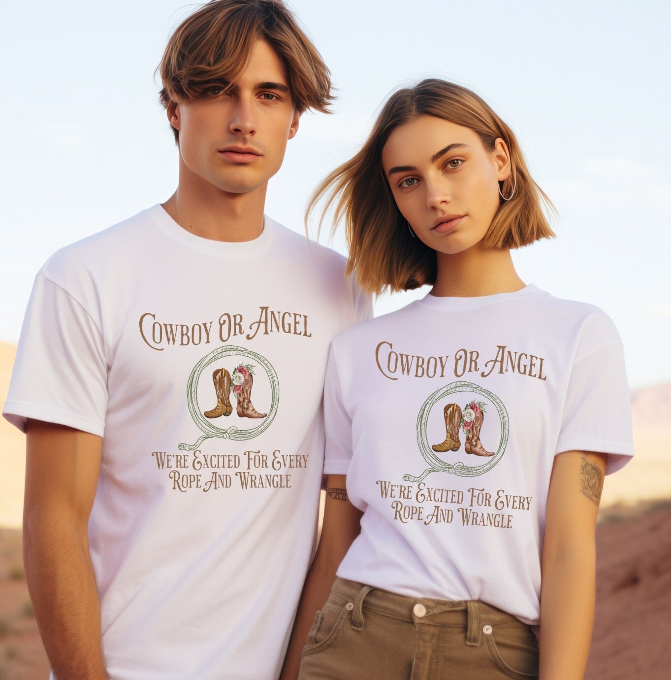 Cowboy Gender Reveal Matching Shirts, Rodeo Gender Reveal Tee, Matching ...