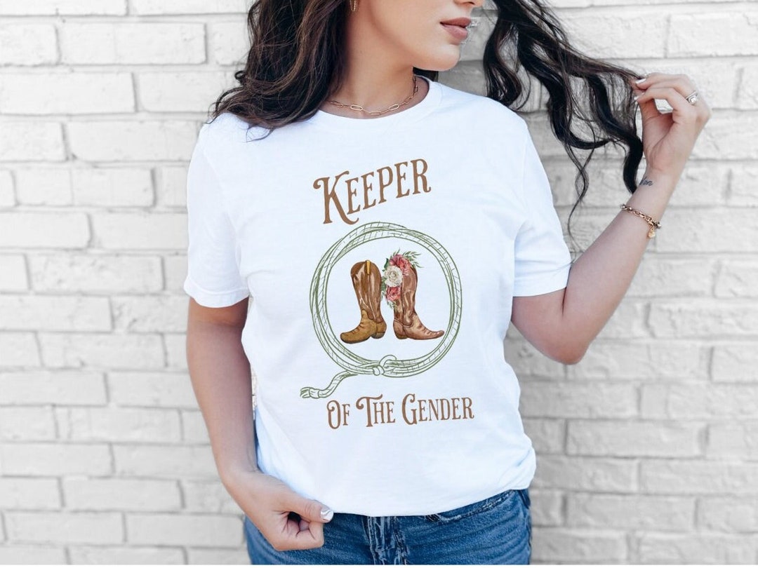 Cowboy Gender Reveal, Rodeo Gender Reveal Tee, Matching Gender Reveal ...