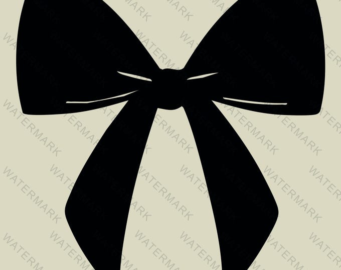 Kitty Bow SVG & PNG - Cute Cat Bow Line Art for Crafting, Apparel, and ...