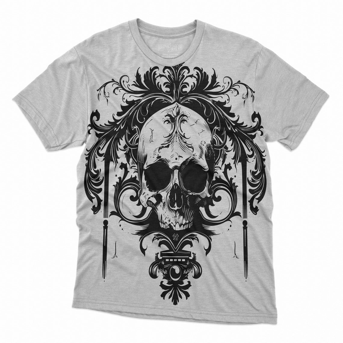 Skull Svg File, Skull Vector, Skull Svg Vector Silhouette, Sugar Skull ...