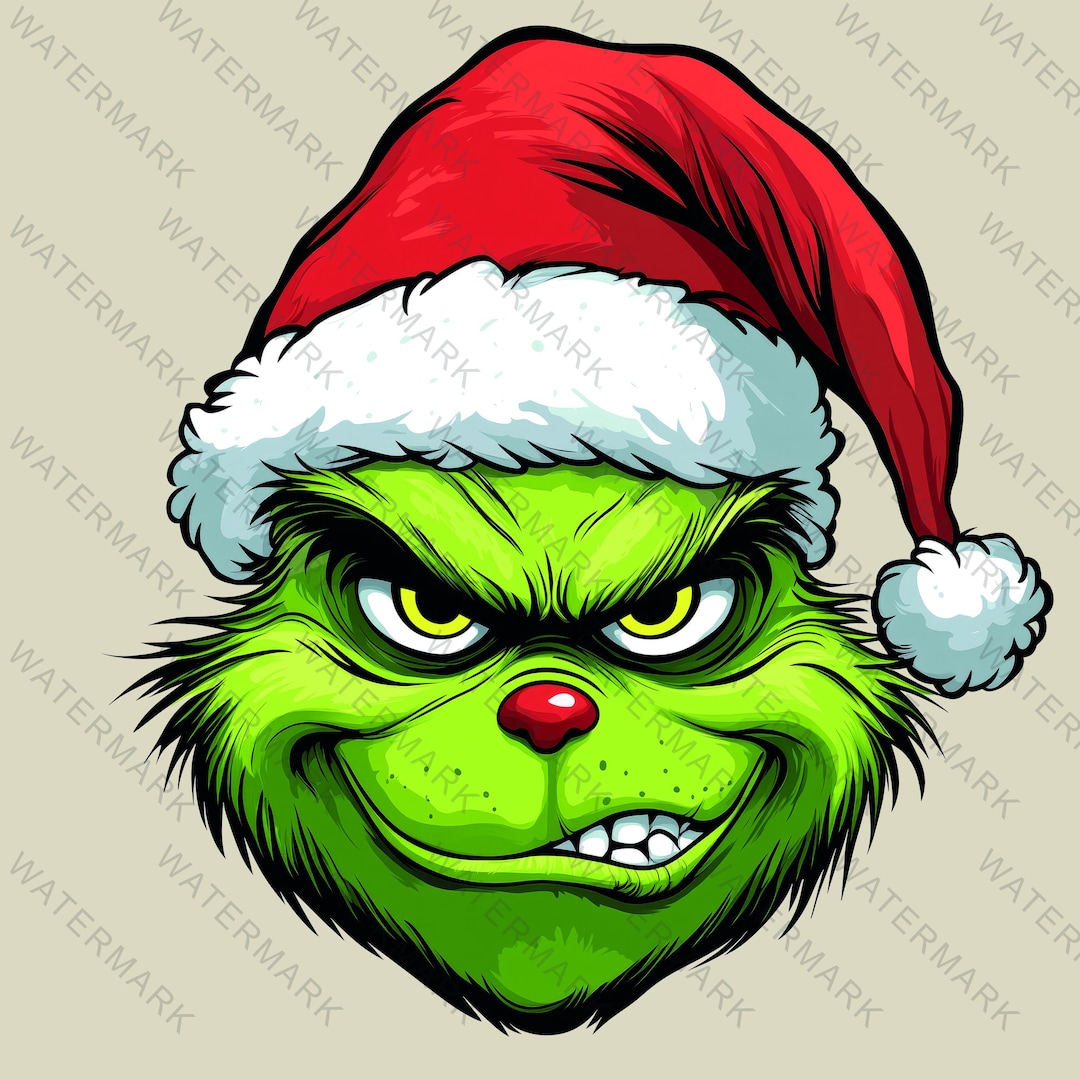Face Grinch | Png | INSTANT DOWNLOAD, Grinch Ho Ho Ho ,hohoho Christmas ...