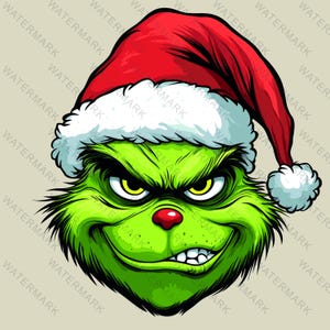 Face Grinch | Png | INSTANT DOWNLOAD, Grinch Ho Ho Ho ,hohoho Christmas ...