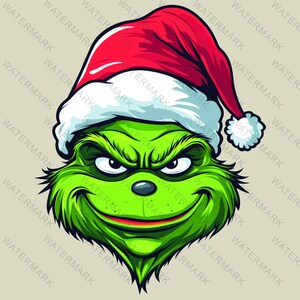 Face Grinch | Png | INSTANT DOWNLOAD, Grinch Ho Ho Ho ,hohoho Christmas ...