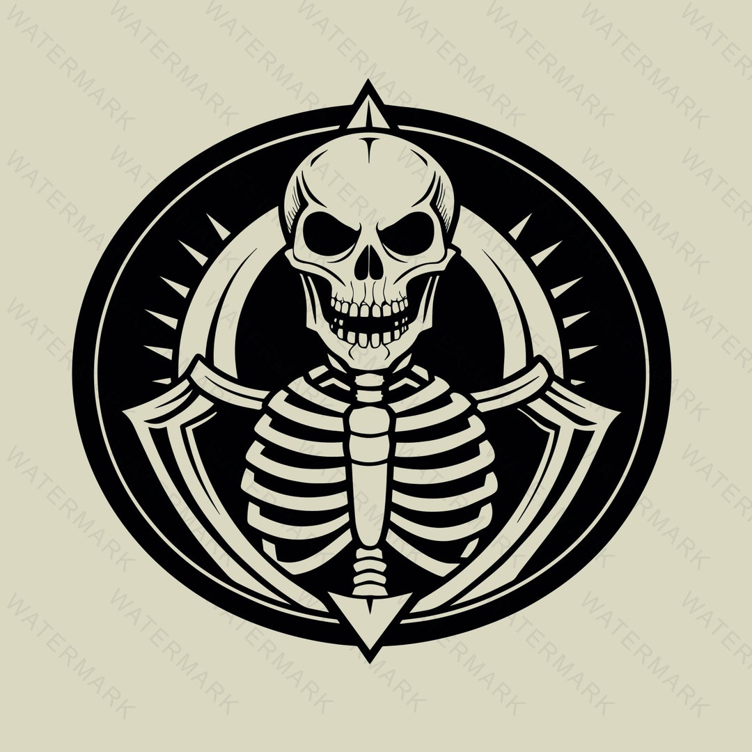 Skull Svg File, Skull Vector, Skull Svg Vector Silhouette, Sugar Skull ...