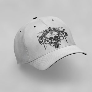 Skull Svg File, Skull Vector, Skull Svg Vector Silhouette, Sugar Skull ...