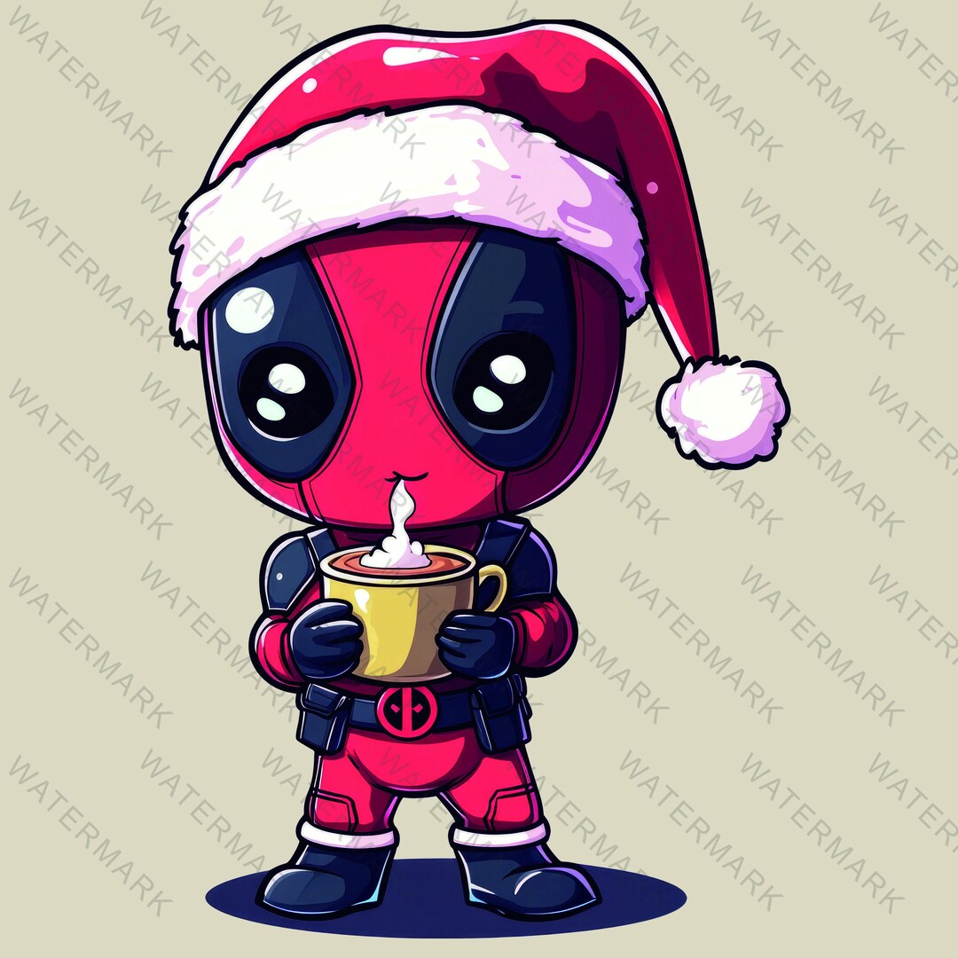 Christmas Deadpool PNG: Cricut Cutting File (digital Download) - Etsy