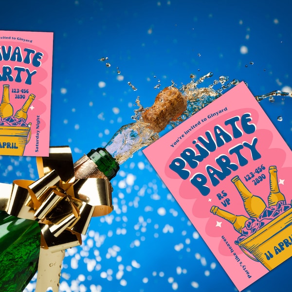 Private Party Invitation - Etsy