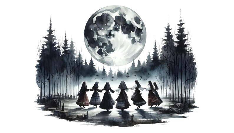 Moon Dancers PNG, Printable Download, Transparent Background, Dancer ...