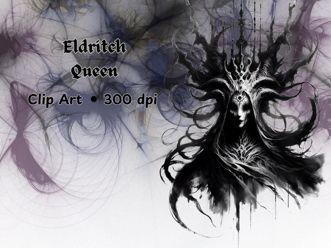 Eldritch Queen Png, Gothic Horror, Dark Occult Image, Dark Fantasy ...