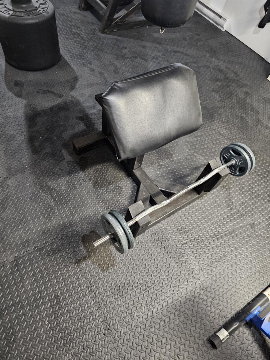 Preacher Curl Bench: DIY Plans - Economical Home Gym Build - Etsy