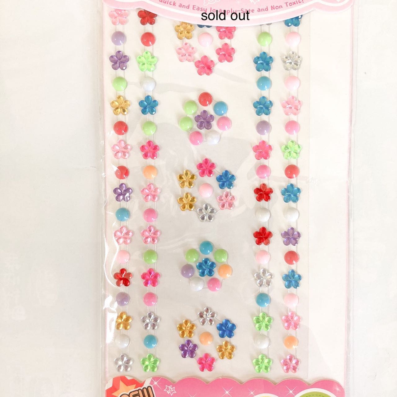 3D Rhinestone Glitter Shiny Stickers, Mix Colorful Gems, Acrylic Self ...