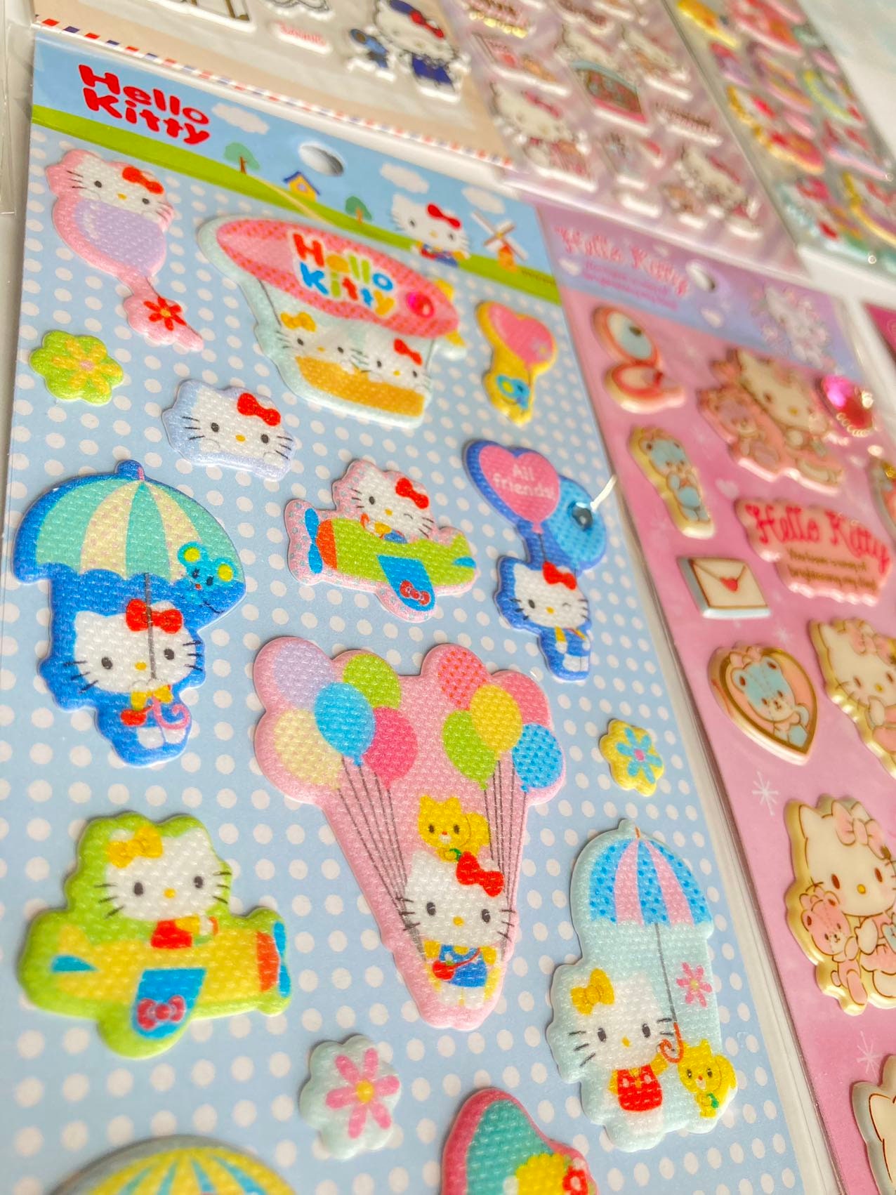 Kawaii Cartoon Kitty Stickers Cute Cat Stickers 3D Deco Stickers, Craft ...