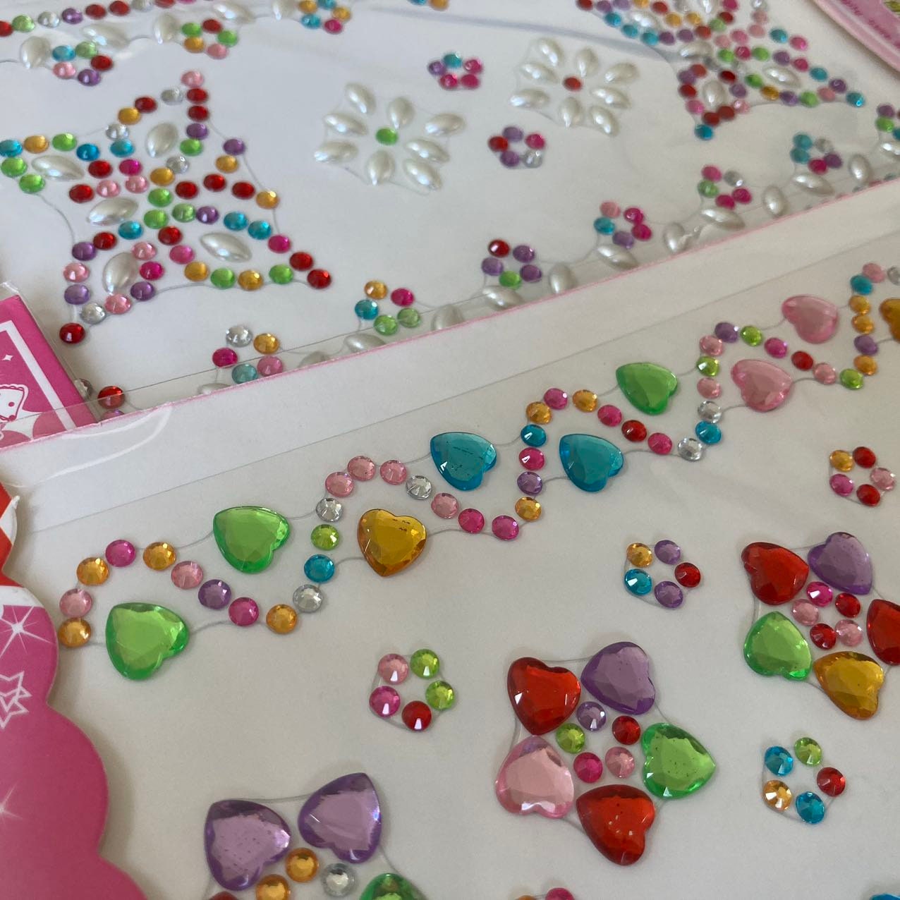 3D Rhinestone Glitter Shiny Stickers, Mix Colorful Gems, Acrylic Self ...