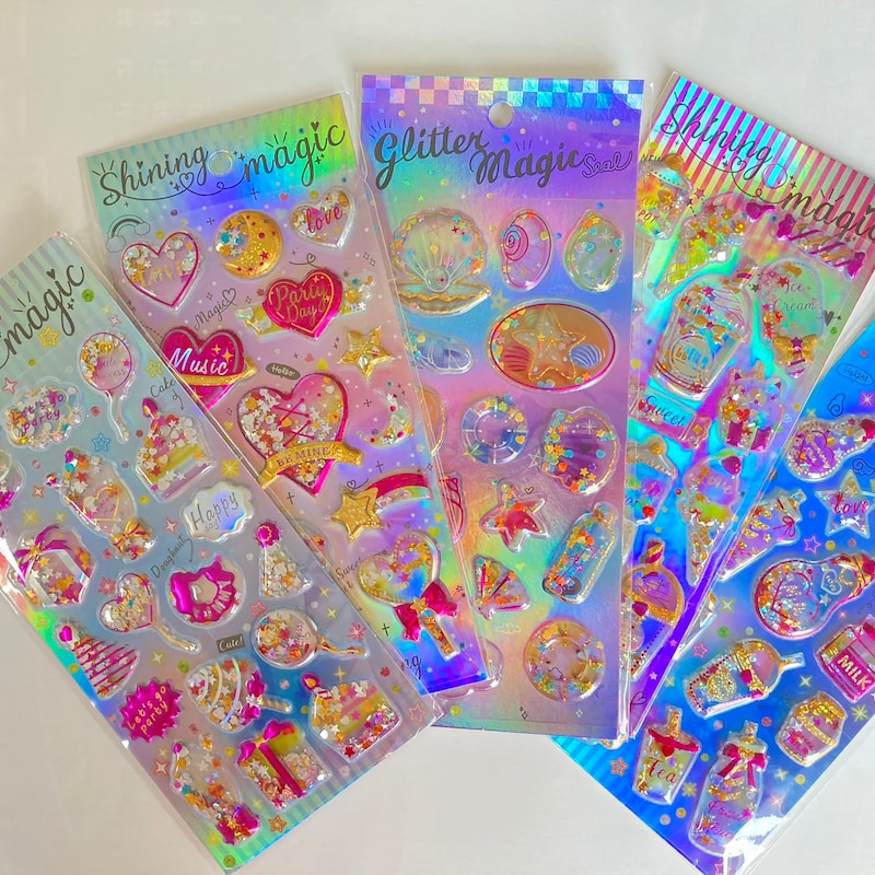 Puffy Stickers - Etsy