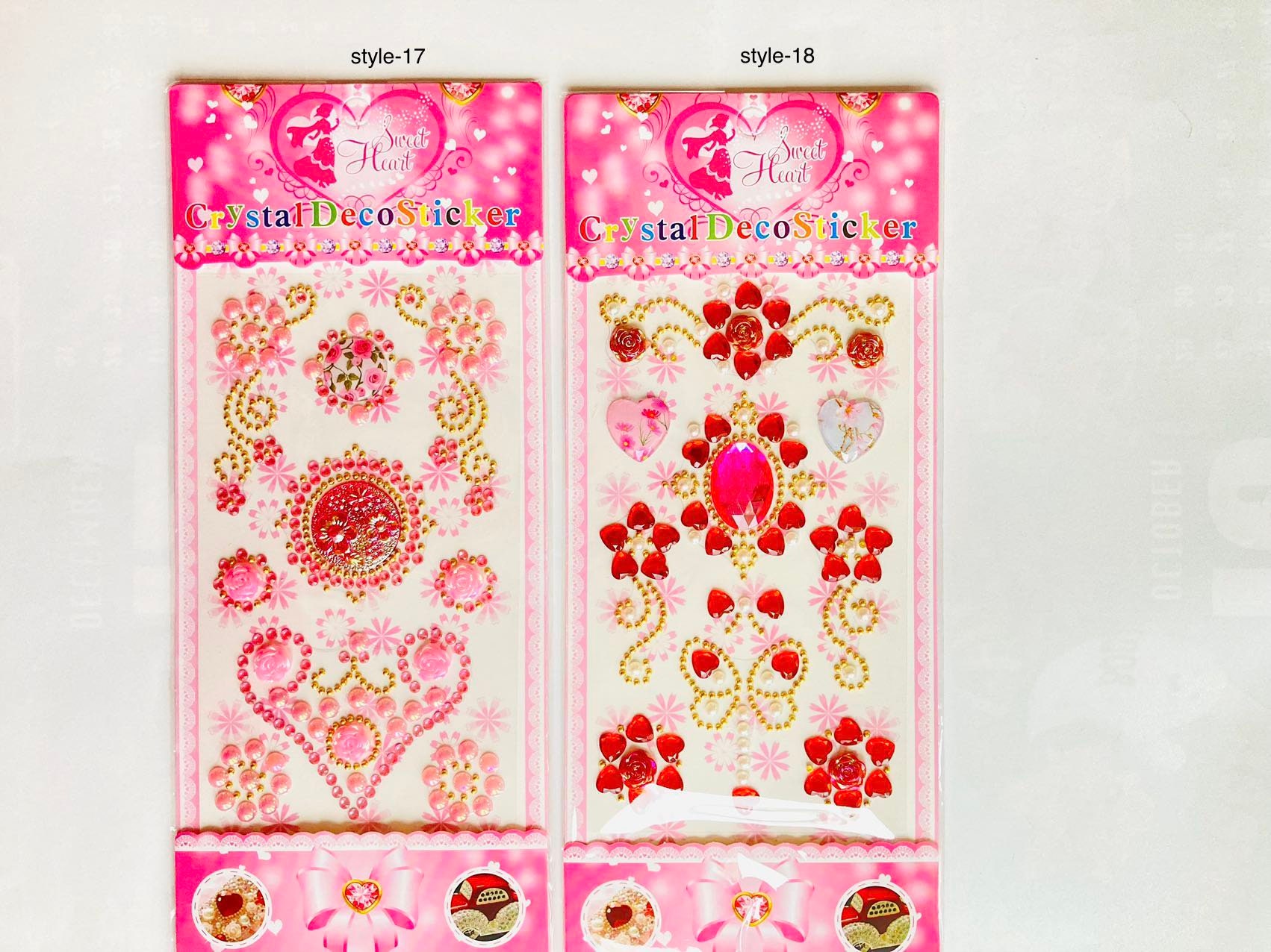 3D Rhinestone Glitter Shiny Stickers,mix Colorful Gems,acrylic Self ...