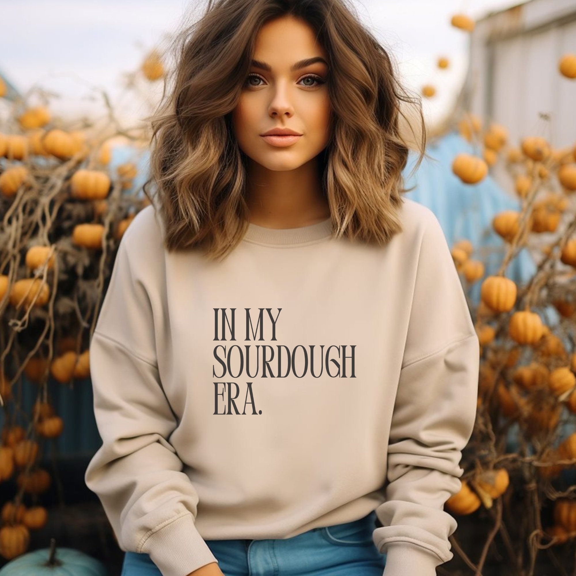 In My Sourdough Era Sweater - Cozy Bread Baking Pullover -artisan Bread ...