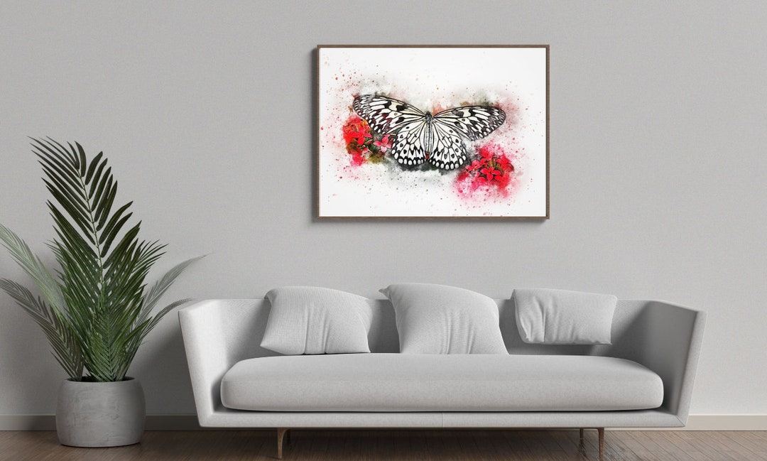 Living Room Butterfly Animal Insect - Etsy
