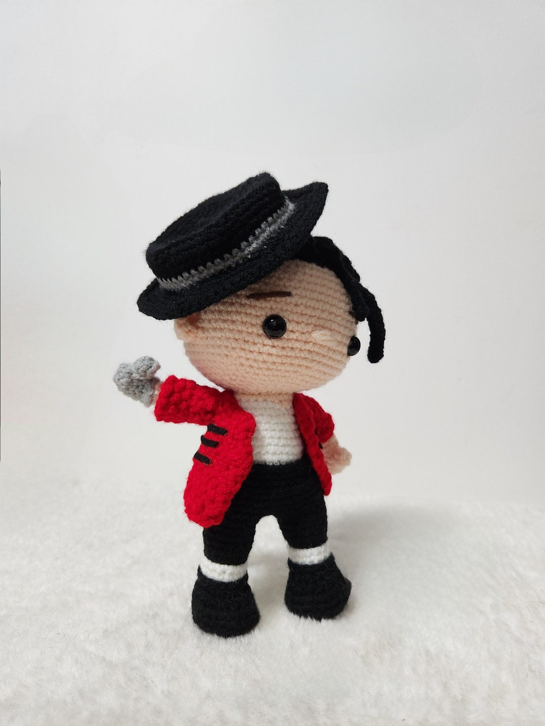 Michael Jackson Crochet Doll - Etsy