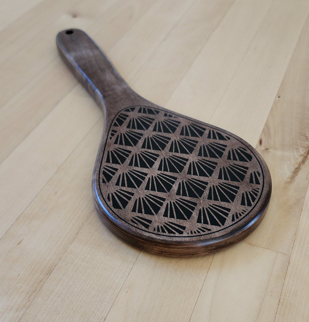 Art Deco Inlay Hand Mirror Paddle - Etsy