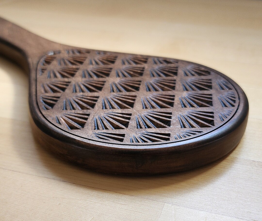 Art Deco Relief Hand Mirror Paddle - Etsy