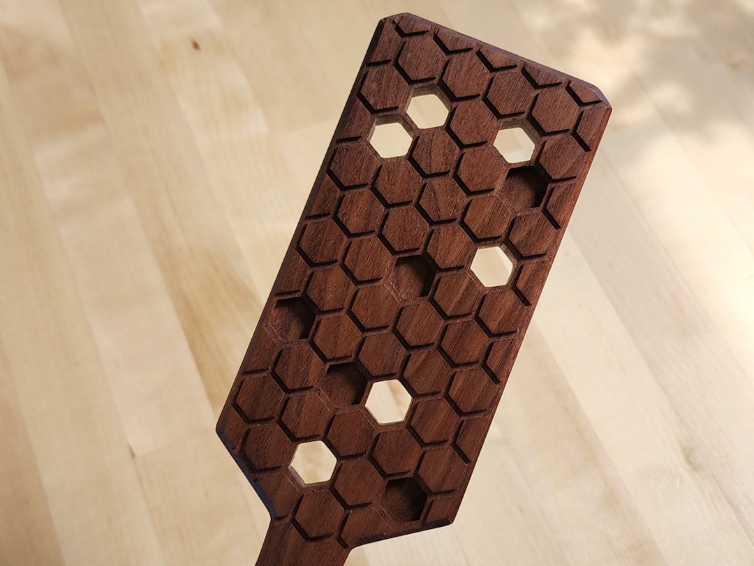 Mahogany Honeycomb Hex Paddle - Etsy