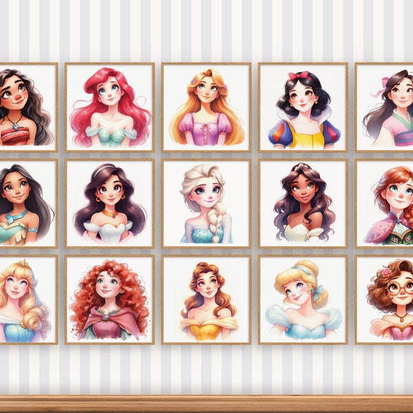 Princess Wall Art - Etsy
