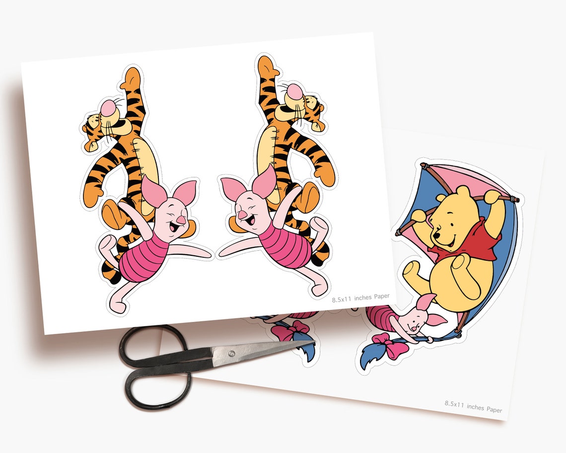 Winnie the Pooh Hanging Characters Baby Shower Decorations - Etsy