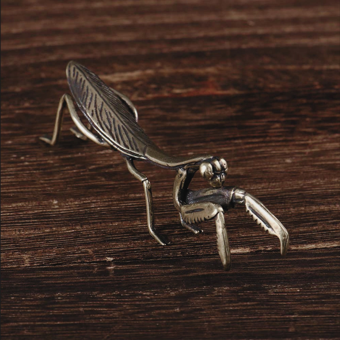 Mini Praying Mantis Brass Statue Antique Figurine Miniature - Etsy