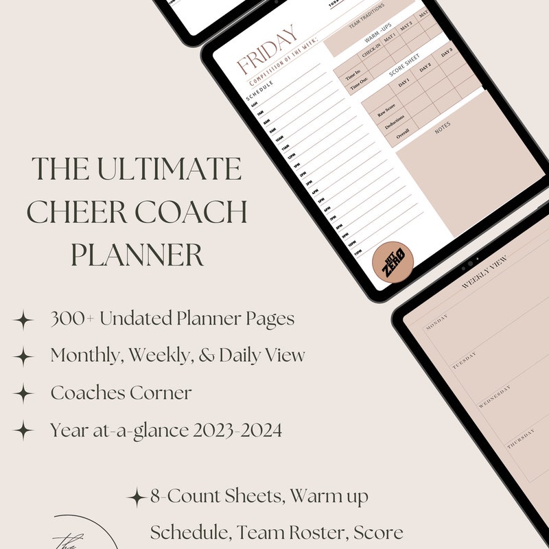 Cheer Coach Planner - Etsy