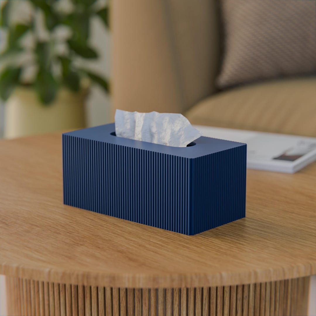 Modern Tissue Box Cover – 3D Printed Bathroom and Bedroom Decor ...