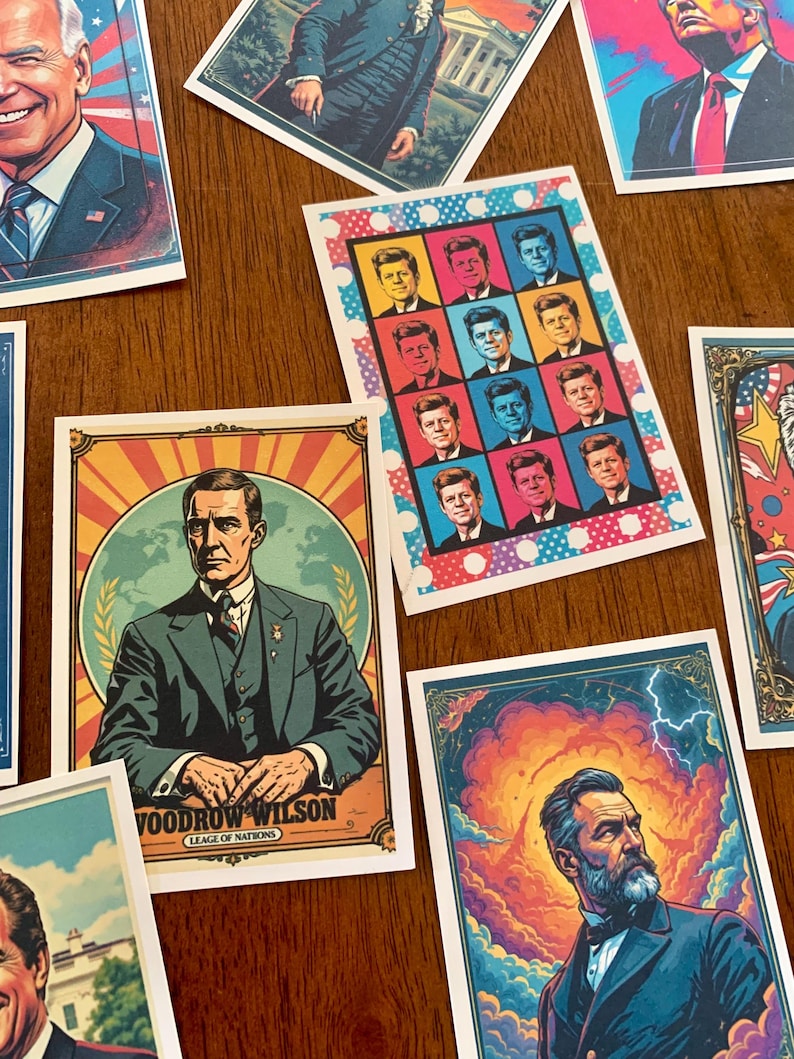 All U.S. Presidents Mini Print Set - Etsy