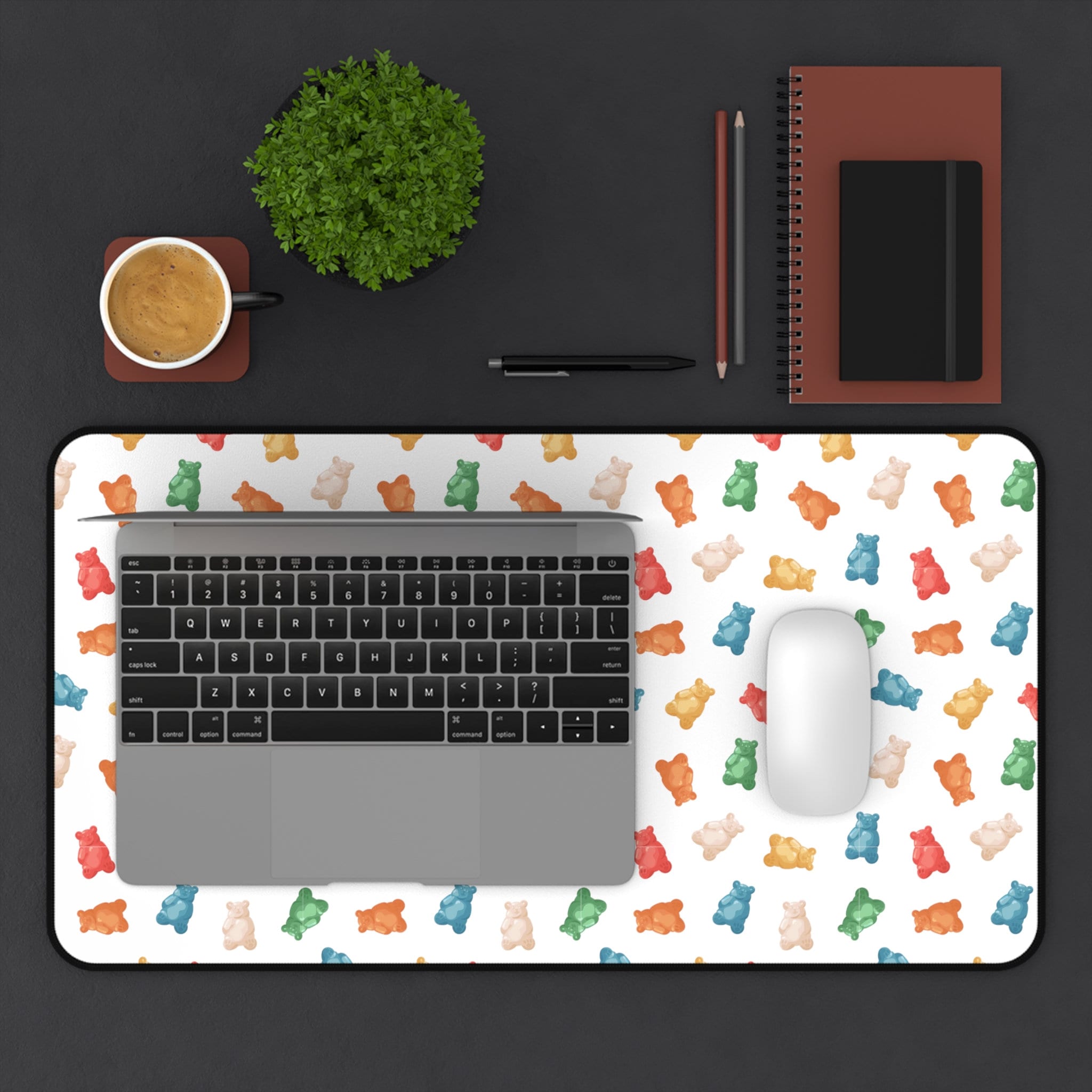Colorful Bears Desk Mat, Trendy Workspace, Desk Accessories, Y2k ...