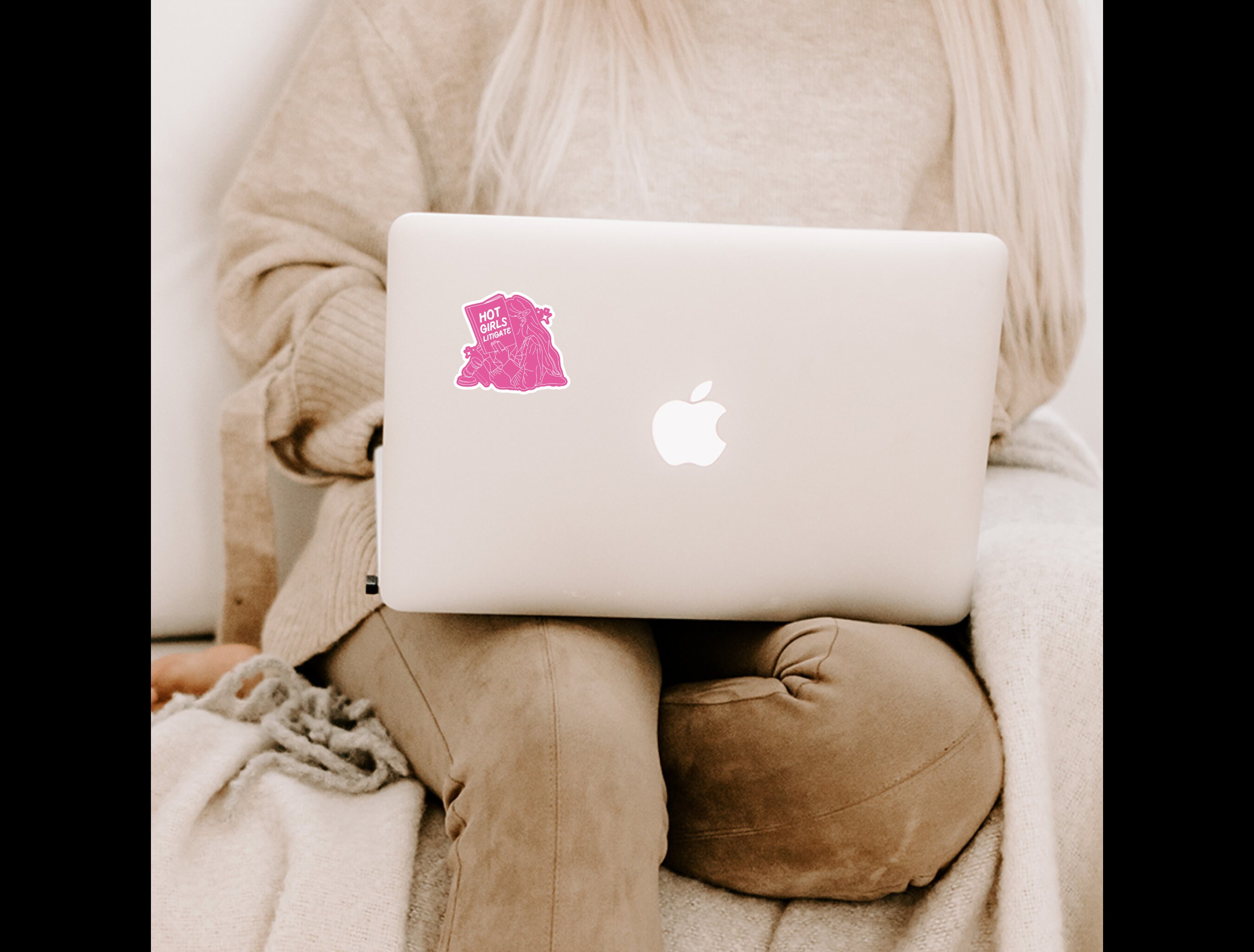 Hot Girls Litigate Sticker, Women in Law, Lawyer Sticker, Attorney Grad ...