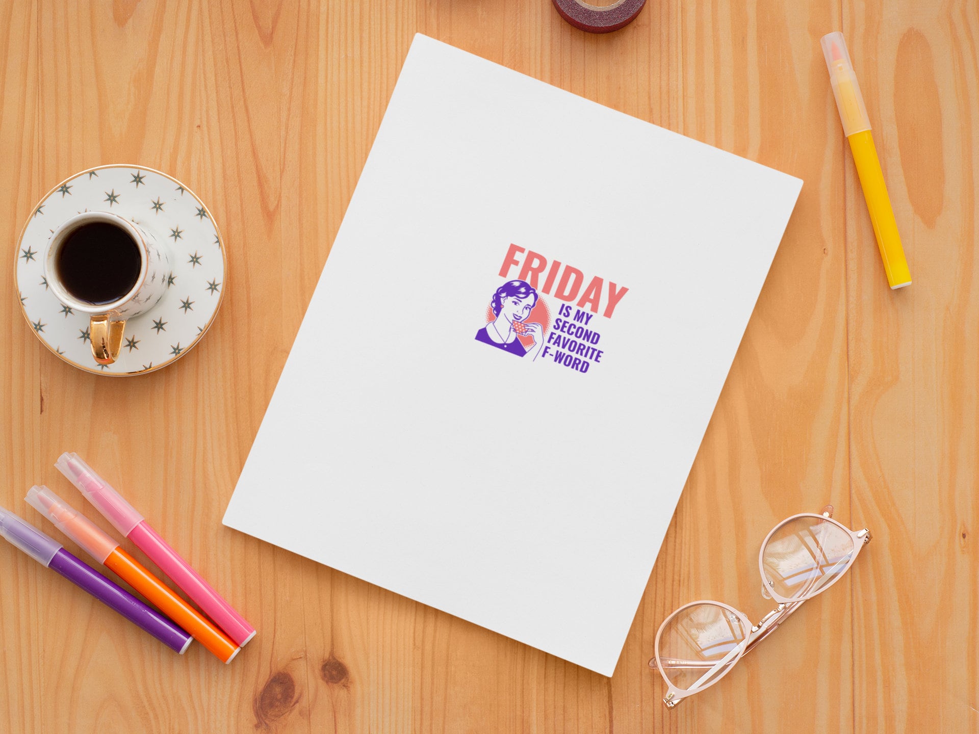 Friday is My Second Favorite F-word Sticker Work Humor Sarcastic Office ...