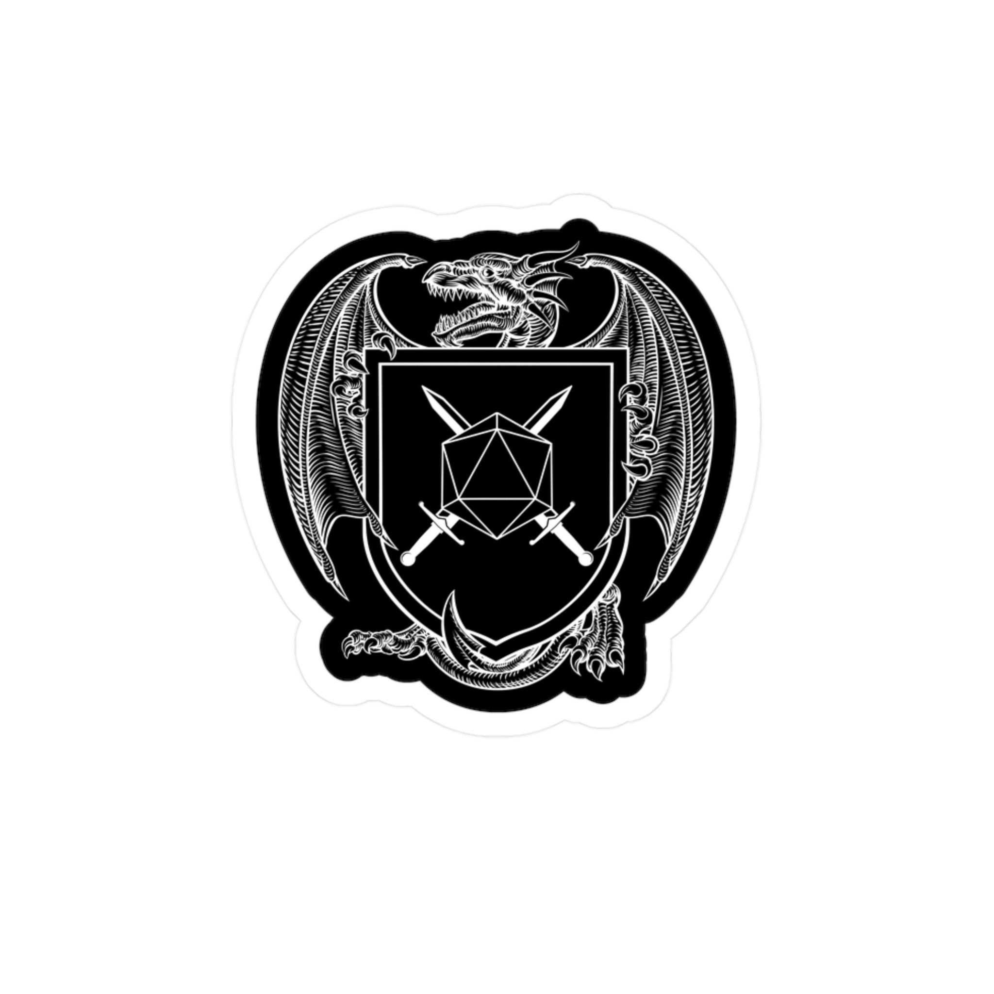 Dragon DND Stickers, DND Dice Sticker, D20 Sticker, Rpg Sticker ...