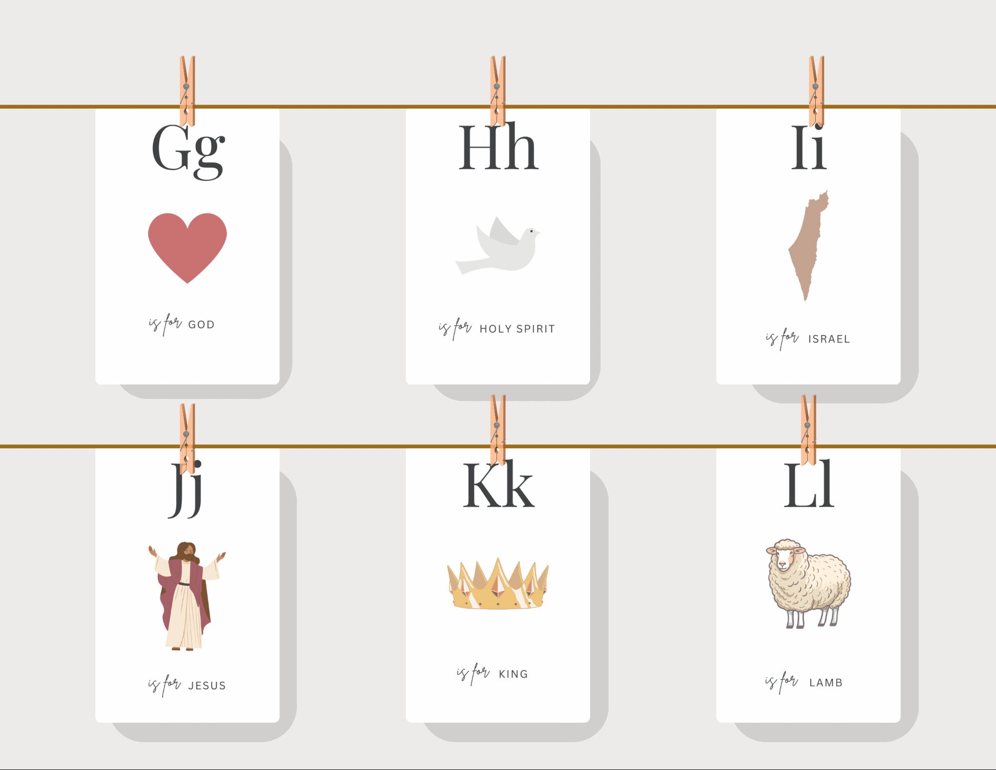 Alphabet Bible Flash Cards | Homeschool • Preschool • Daycare • Sunday ...