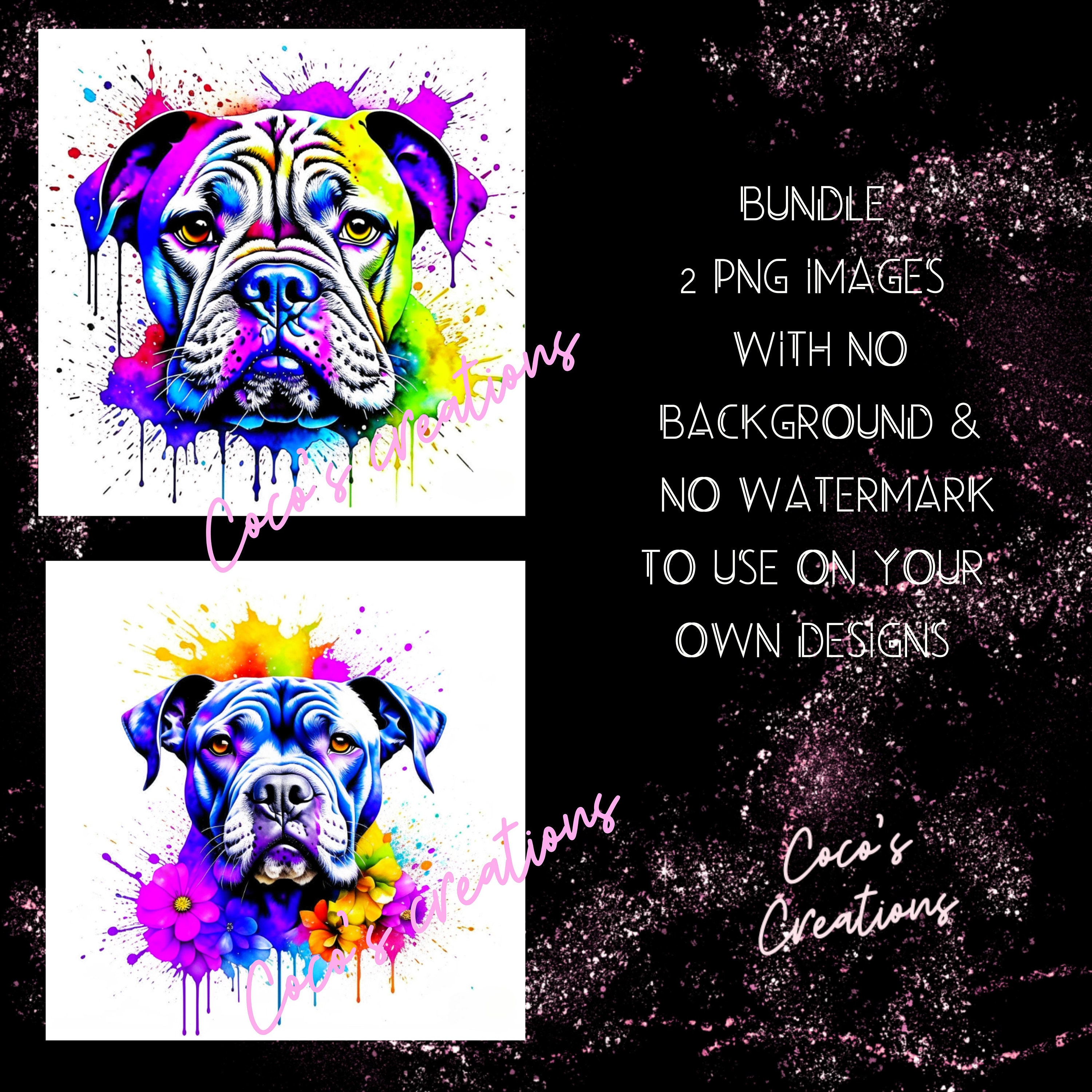 XL BULLY Paint Splash PNG Designs for Your Print on Demand - Etsy