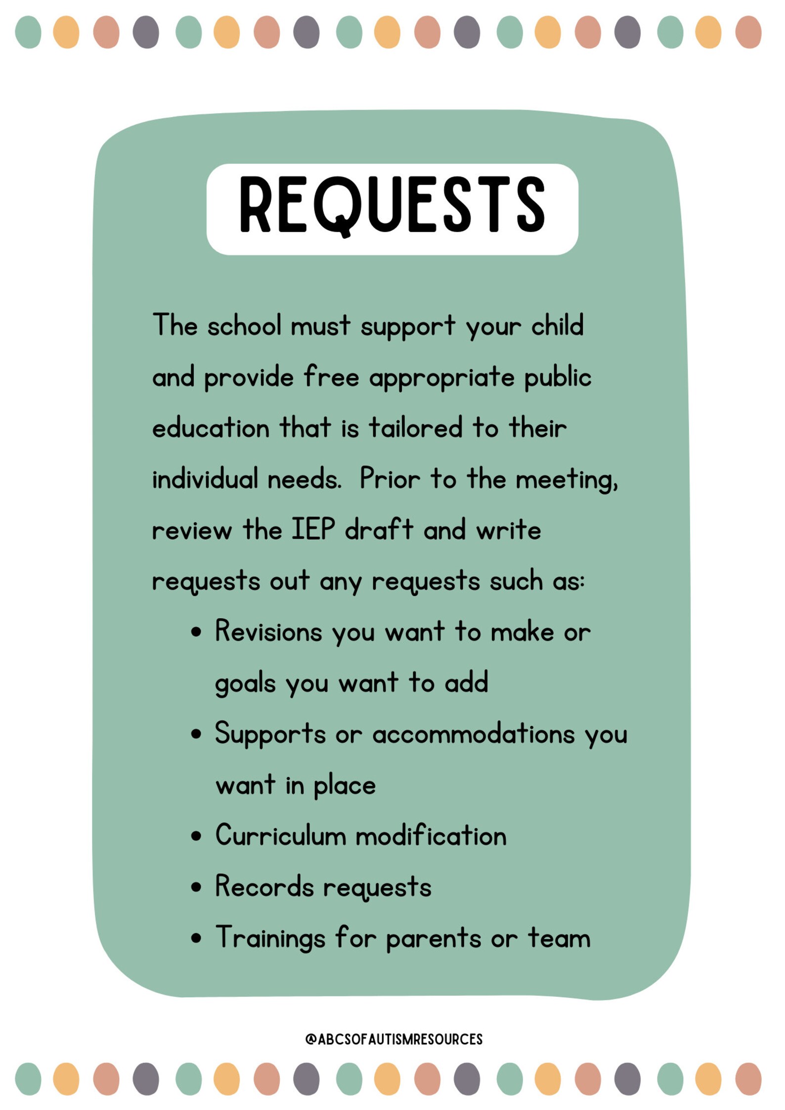 What to Include in an IEP Parent Input Statement - Etsy
