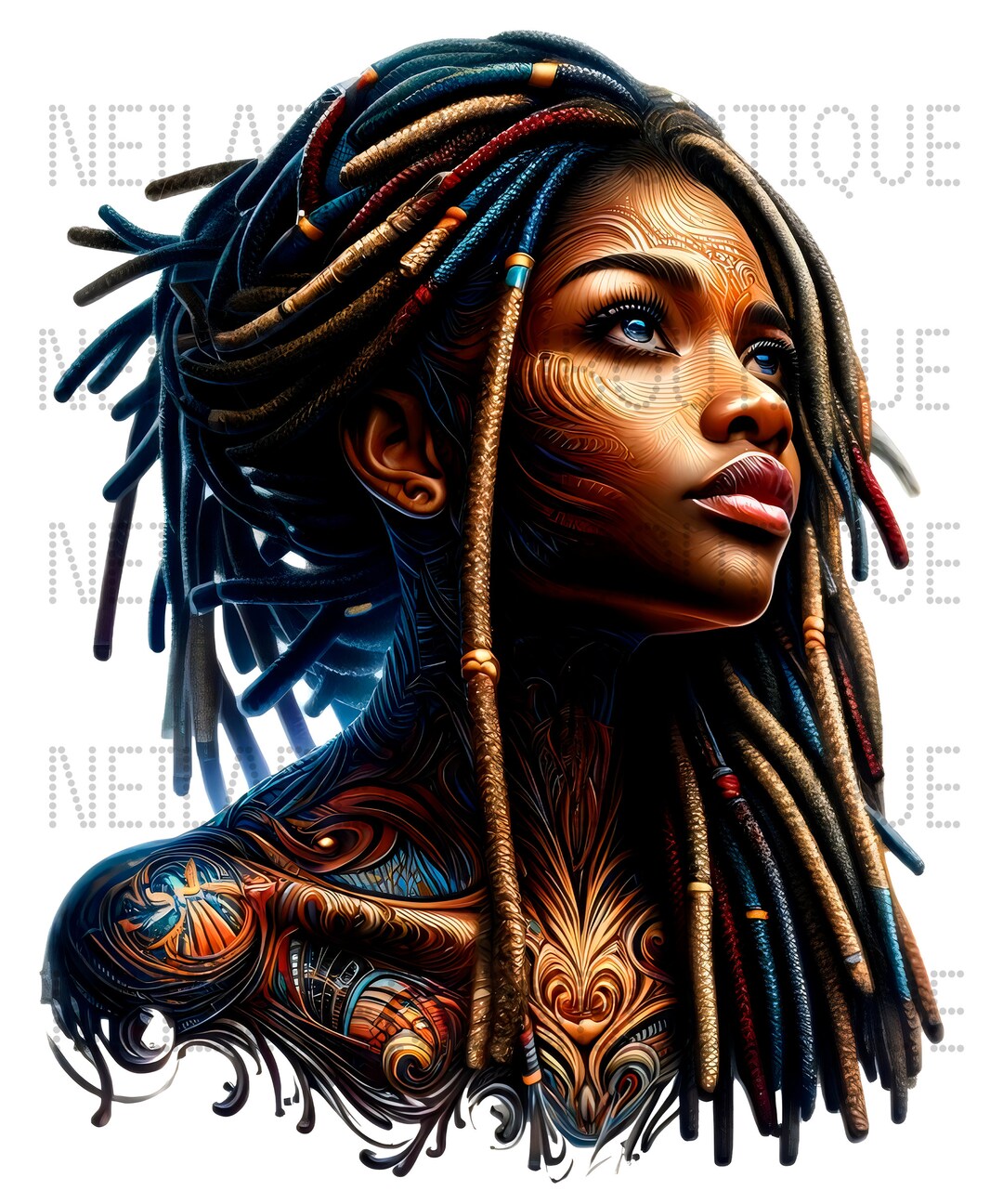 Beautiful Queen Black Girl Magic Melanin Woman PNG,SVG Afro Fashion ...