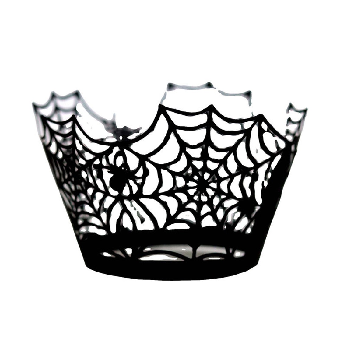 Spider Web Cupcake Wraps - Etsy