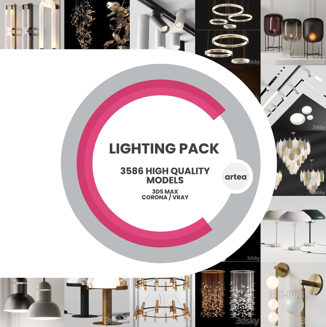 Lighting 3ds Max Model Archive High Quality Premium 3D Model Library ...