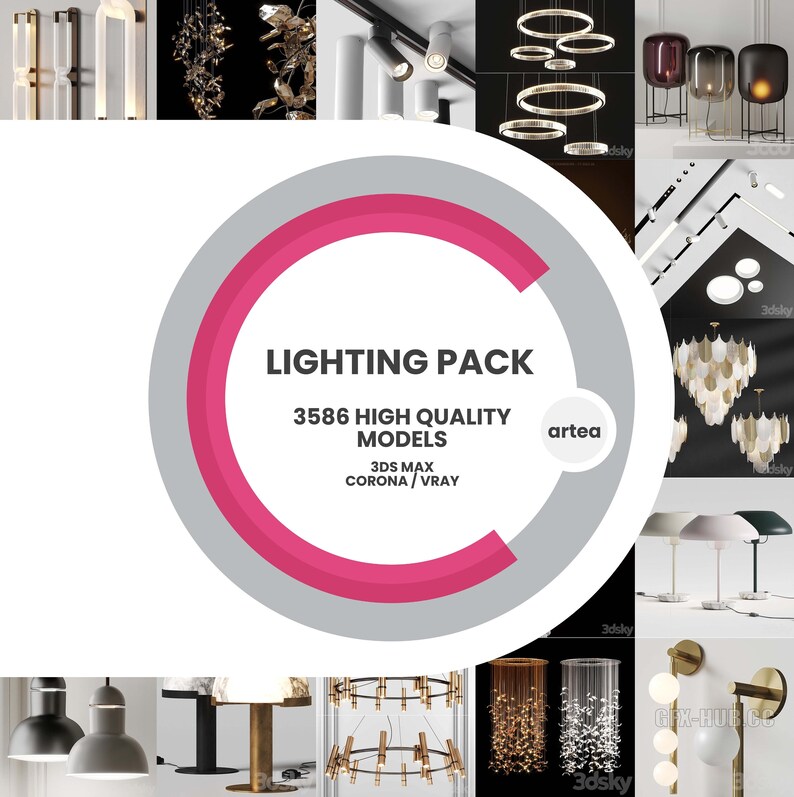 Lighting 3ds Max Model Archive High Quality Premium 3D Model Library ...