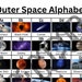 Outer Space Alphabet and Word Cards - Etsy