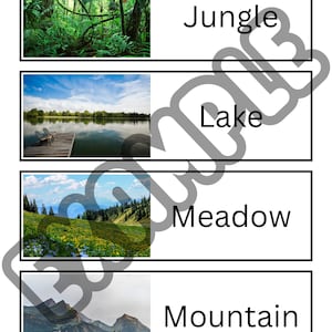Landform Alphabet and Word Cards - Etsy