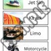 Transportation Alphabet and Word Cards - Etsy
