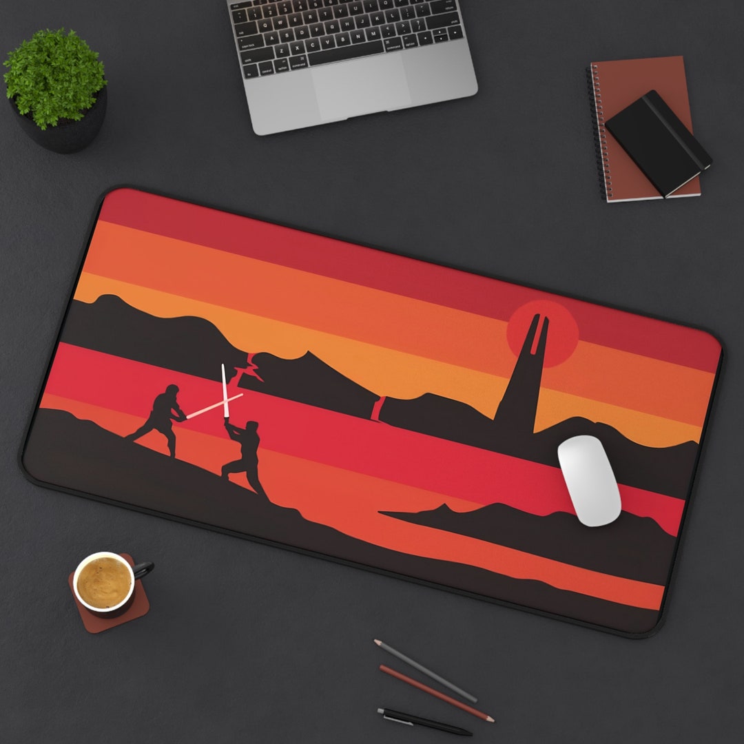 Star Wars Desk Mat Mustafar Desk Mat Star Wars Mouse Pad Star Wars ...